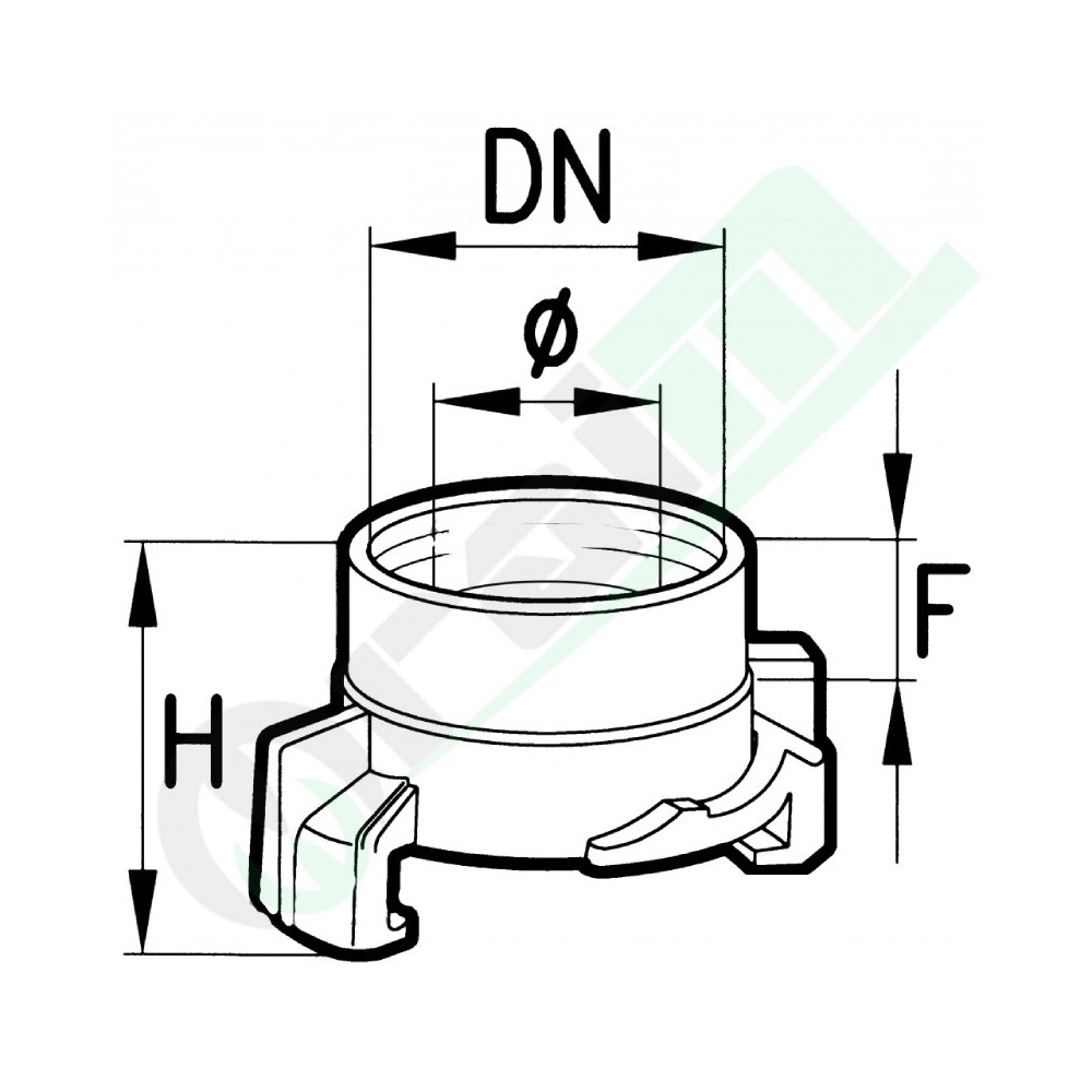 Raccordo Rapido Swift - Femmina - Filetto DN: 1/2" Gas